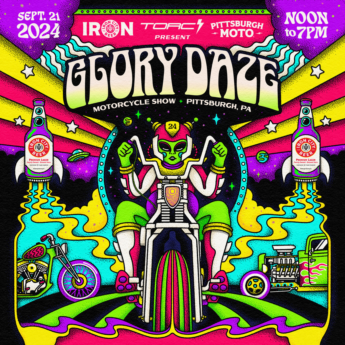 Event Posters 2024 – Glory Daze