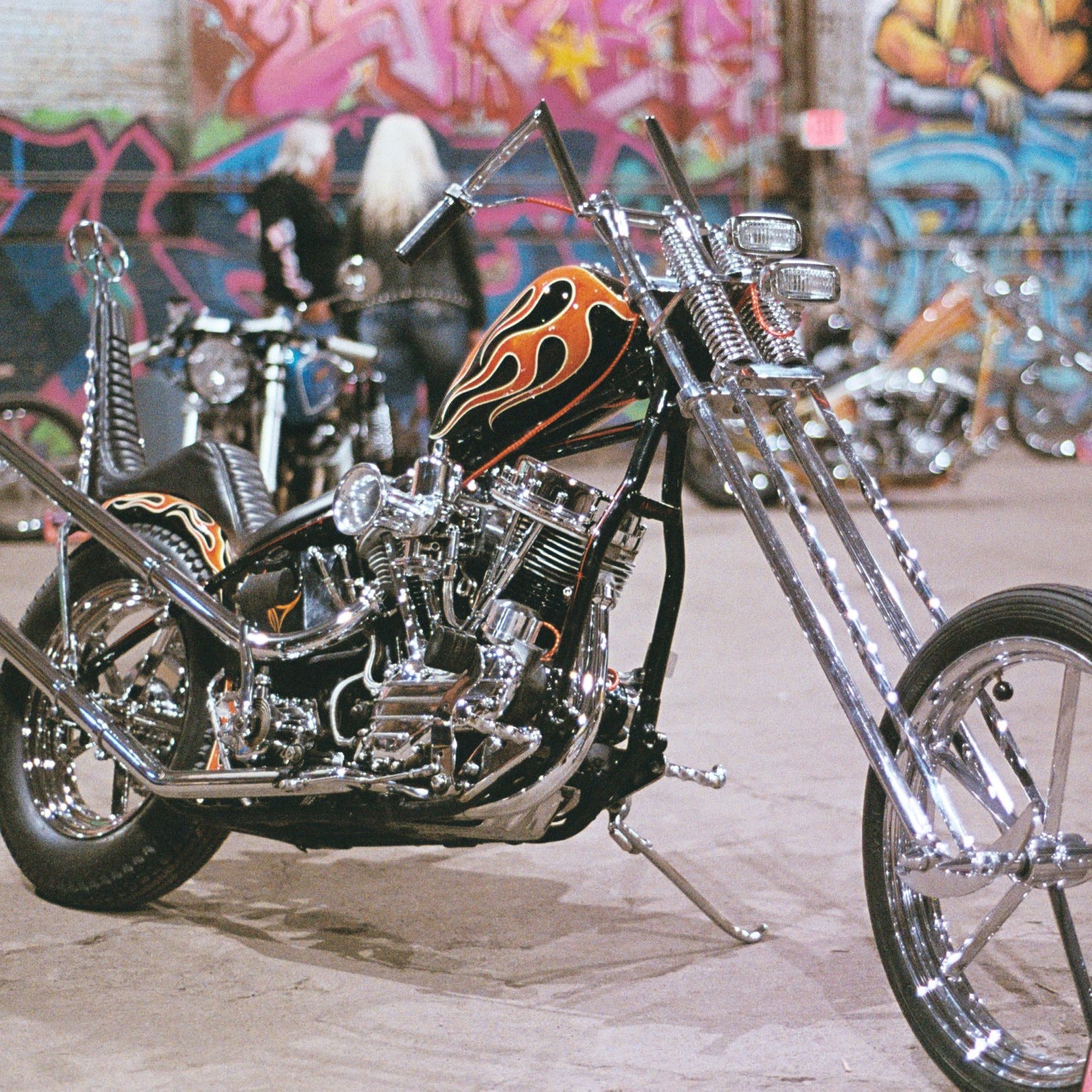 Harley Davidson Chopper Ghost Rider